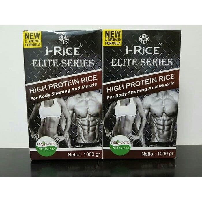 Jual Beras Merah i-Rice 1000 gr Diet Tinggi Protein | Shopee Indonesia