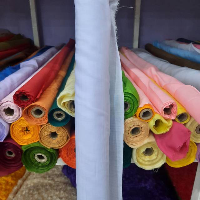 Jual KAIN FURING KATUN ERO ALADIN / KAIN ERO WARNA PUTIH | Shopee Indonesia