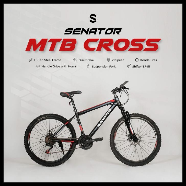 Jual Sepeda Gunung Mtb Senator Cross | Shopee Indonesia