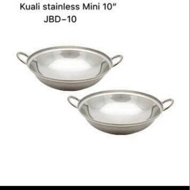 Jual Wajan kuali mini stainless Uk10 | Shopee Indonesia