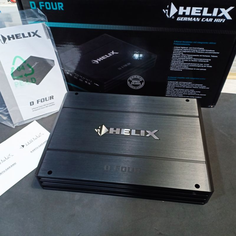 Jual Helix D Four Made in Germany Class AB Amplifier 4 Chanel | Shopee Indonesia