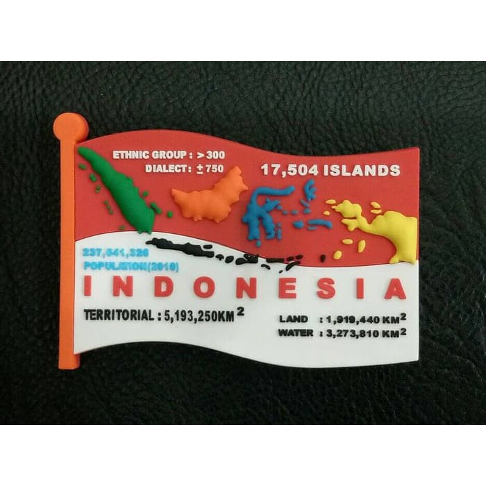 Jual Magnet kulkas bendera Indonesia souvenir negara Indonesia | Shopee ...