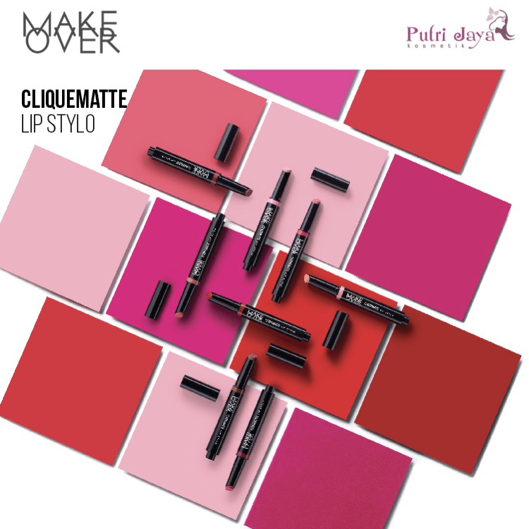 Jual MAKEOVER Cliquematte Lip Stylo | Shopee Indonesia