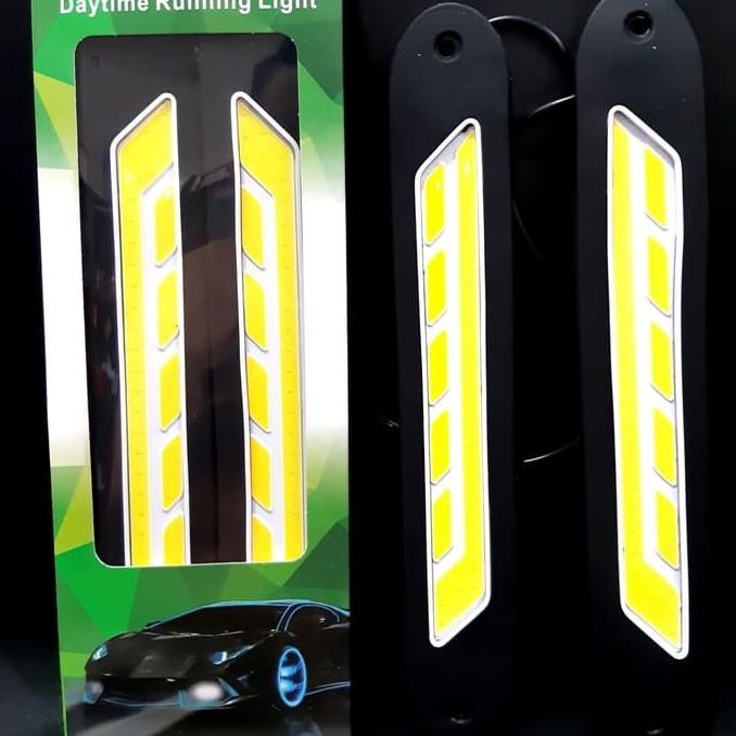 Jual Cod Aktif Led Drl Cob Flexible Premium Plasma 2 Warna Panjang 26Cm ...