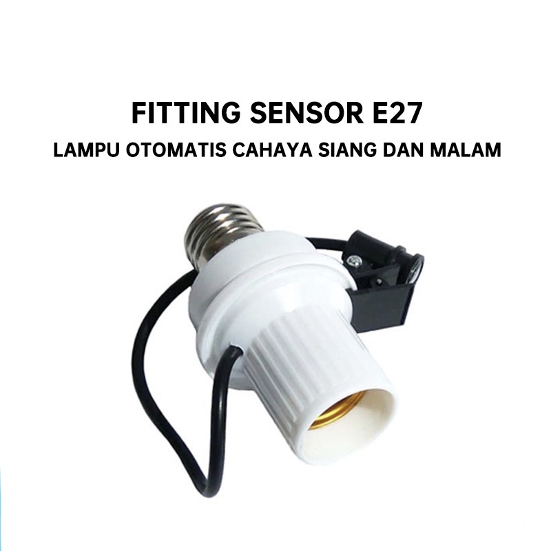 Jual Fitting Lampu Sensor E27 / Fitting Sensor Cahaya | Shopee Indonesia