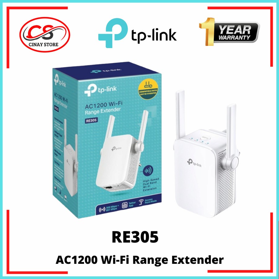 Jual TP-LINK RE305 AC1200 WiFi Range Extender Wall Plugged | Shopee ...