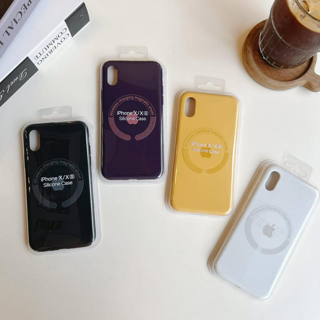 Jual IPH 7/8 - IPH 7+/8+ - X - XS - XR - XS MAX Softcase Magsafe Silicone Hybrid | Shopee Indonesia