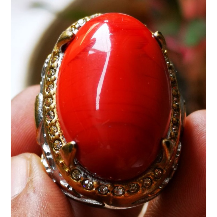 Jual Batu akik Red marjan jumbo | Shopee Indonesia