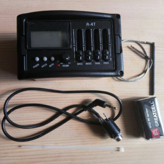 Jual Preamp / Equalizer Gitar Akustik A4T | Shopee Indonesia