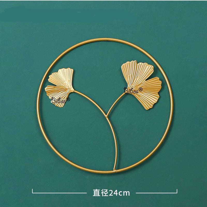 Jual Wall Decor Metal Hiasan Dinding Daun Aesthetic Nordic Style ...