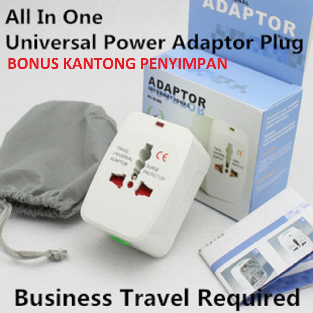 Jual Universal Travel Adaptor - Colokan Steker Listrik Multi ...