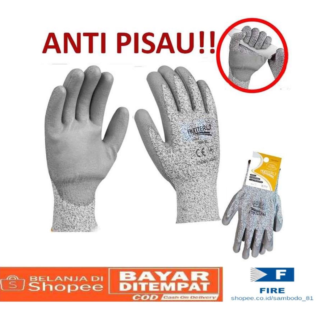 Jual Sarung Tangan Cut Resistant - Gunter Kenmaster uci safety Sarung ...