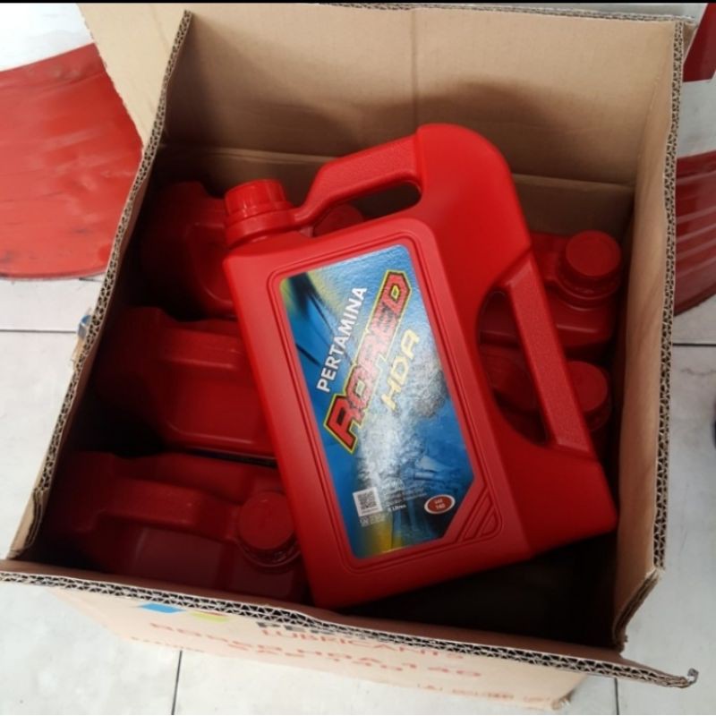 Jual Oli Gear Gardan Rored HDA SAE 140 API GL5 Galon 4Liter Pertamina ...