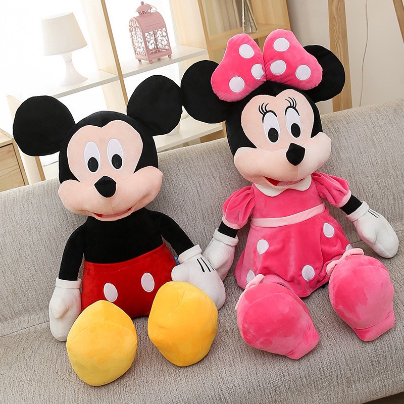 Jual Boneka mickey micki miki minie mini mouse tikus besar kecil ukuran ...