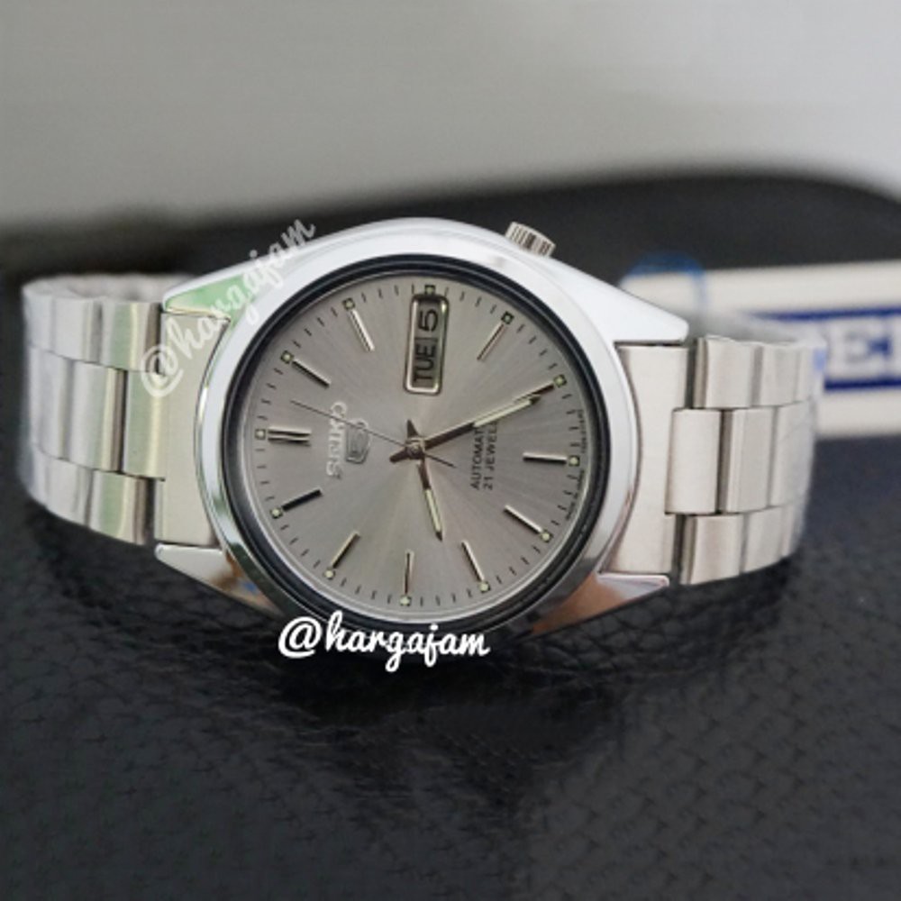 Jual Jam Automatic Seiko Series 5 S196050 Silver Chain - (hargajam harga jam matic) | Shopee ...