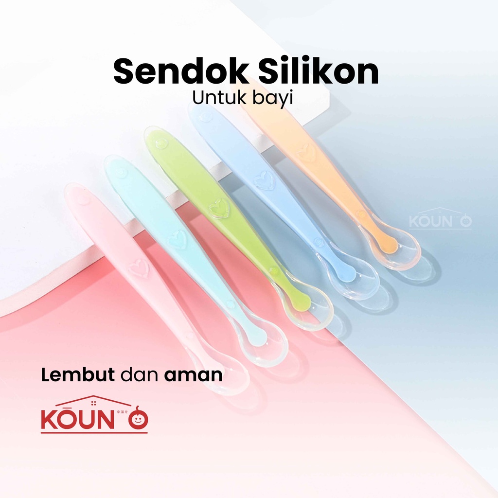 Jual Sendok Makan Bayi Silicone Sendok Silicon Bayi Sendok Silikon Bayi ...