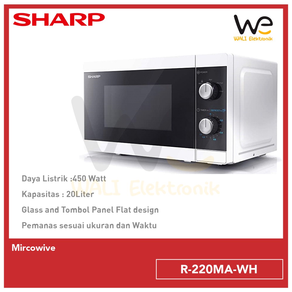 Jual SHARP MICROWAVE R-220MA-WH | Shopee Indonesia