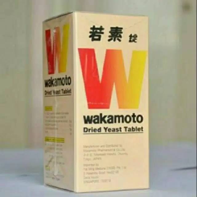 Jual Wakamoto dried yeast tablet Made in Jepang / Obat Maag, Nyeri ...