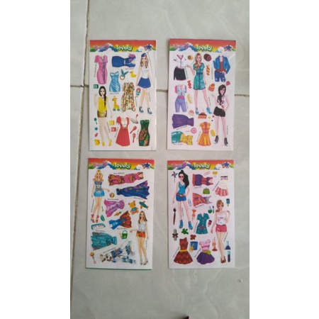 Jual Mainan anak Paperdoll / Paper Dolls BP Bongkar pasang boneka dari ...