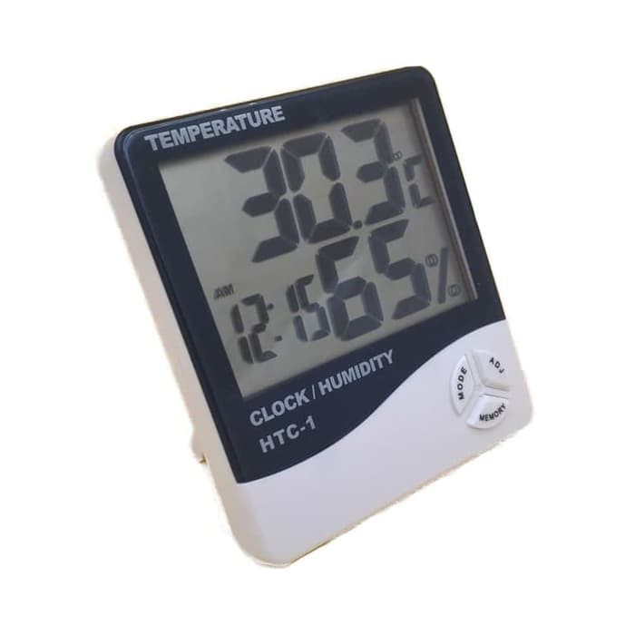 Jual HTC-1 Digital Clock Hygrometer Temperature Humidity Termometer Jam ...