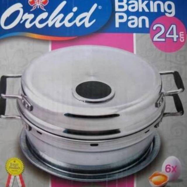 Jual Baking Pan Orchit 24 Cm ( 6 Telor ) | Shopee Indonesia