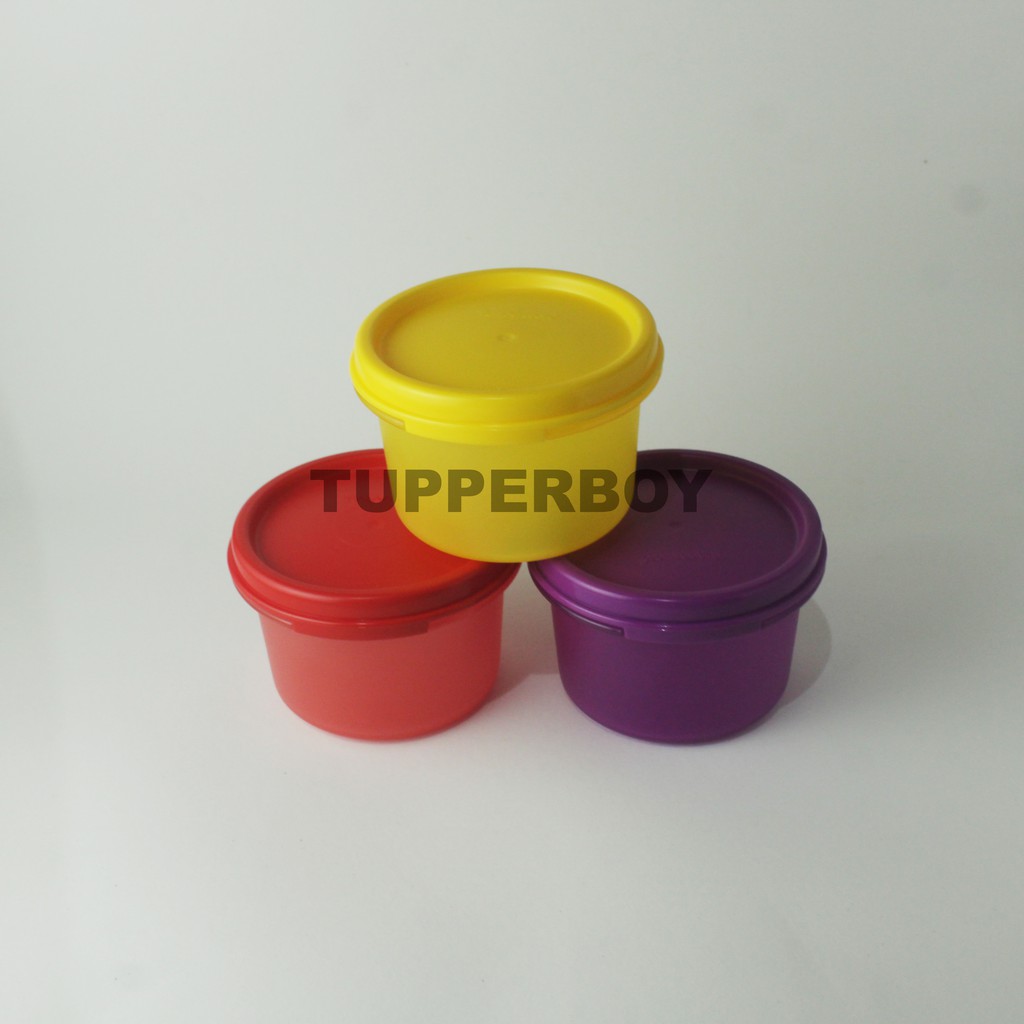 Jual TOPLES TUPPERWARE MINI MODULAR MATE ROUND ORIGINAL 100% (1 pcs ...