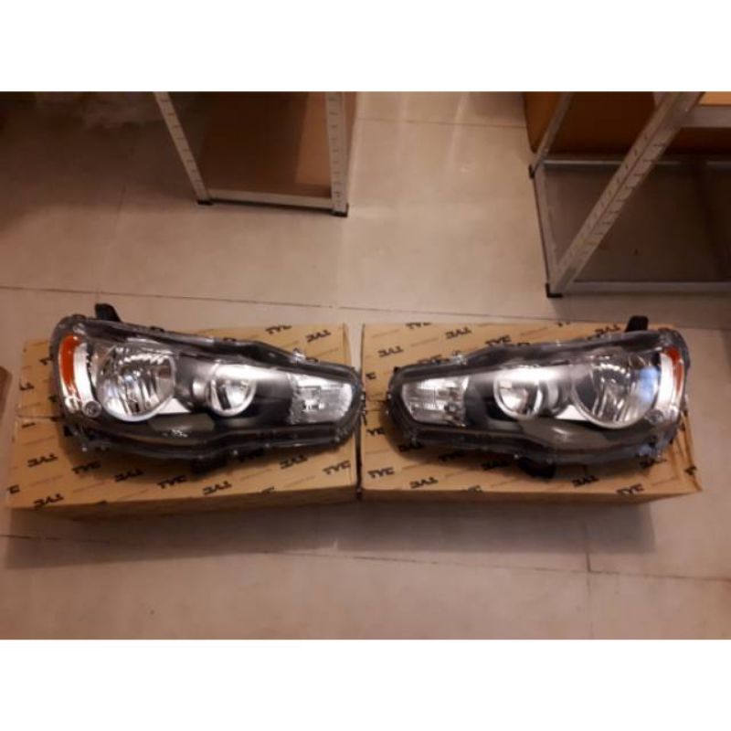 Jual HEADLAMP LAMPU DEPAN LAMPU BESAR ASSY MOBIL EX LANCER EX EVO 10 ...