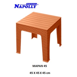 Jual Meja Plastik Motif Rotan (MAPAN Napolly) | Shopee Indonesia