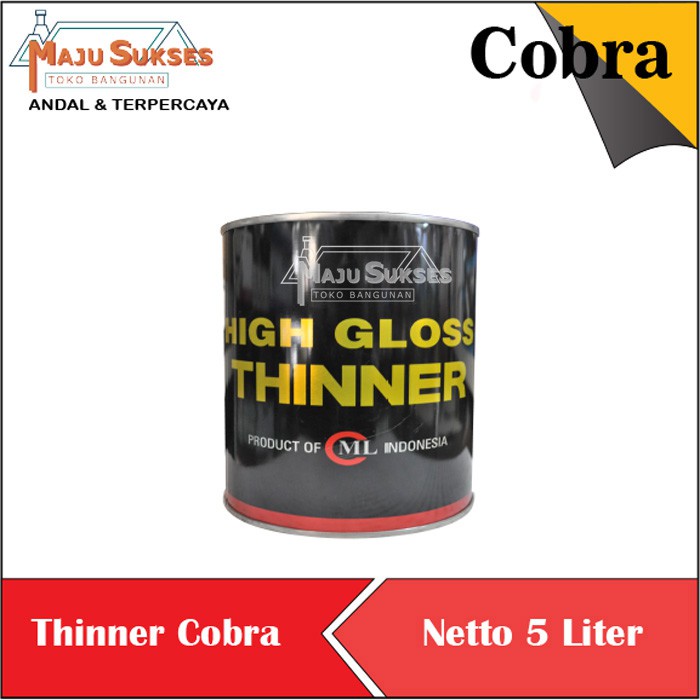 Jual THINNER COBRA HITAM THINER PENGENCER CAT TINER COBRA HITAM HIGH ...