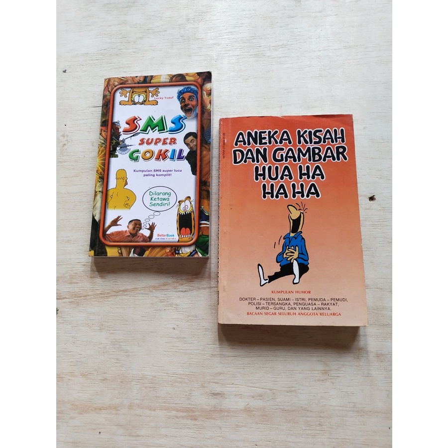 Jual Buku Original Paket 2 Buku Humor SMS super GOKIL & ANEKA KISAH ...