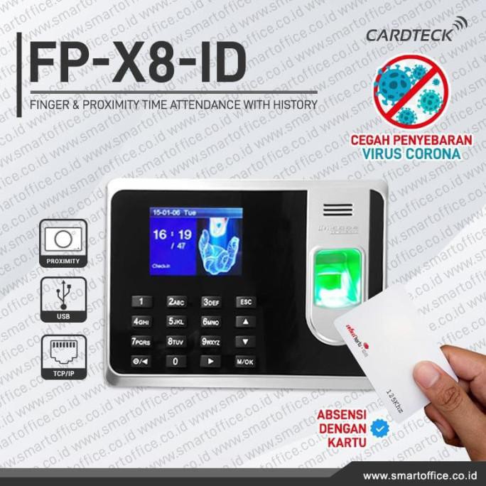 Jual TURUN HARGA Mesin Absensi Murah, Fingerprint, RFID, iCode FP-X8-ID ...