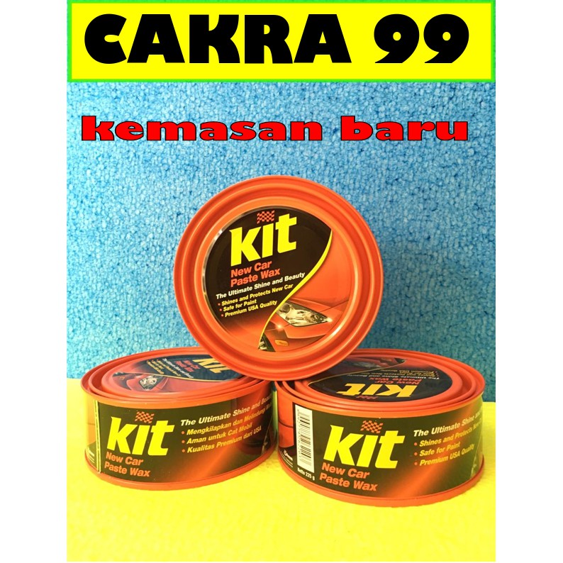 Jual Kit New Car Paste wax Kaleng Merah 225 gram | Shopee Indonesia