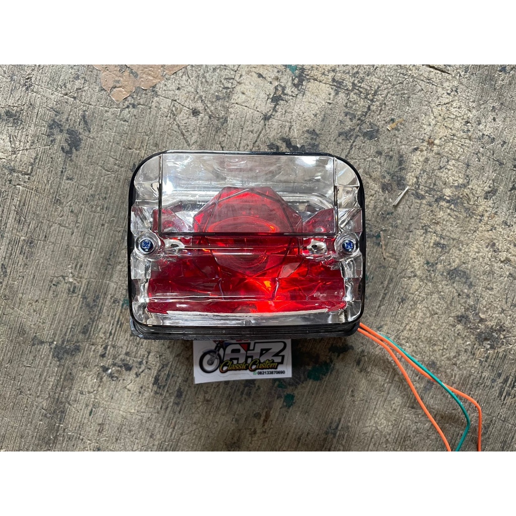 Jual Stoplamp lampu belakang bolp honda win GL100 c700 supercup bagus ...