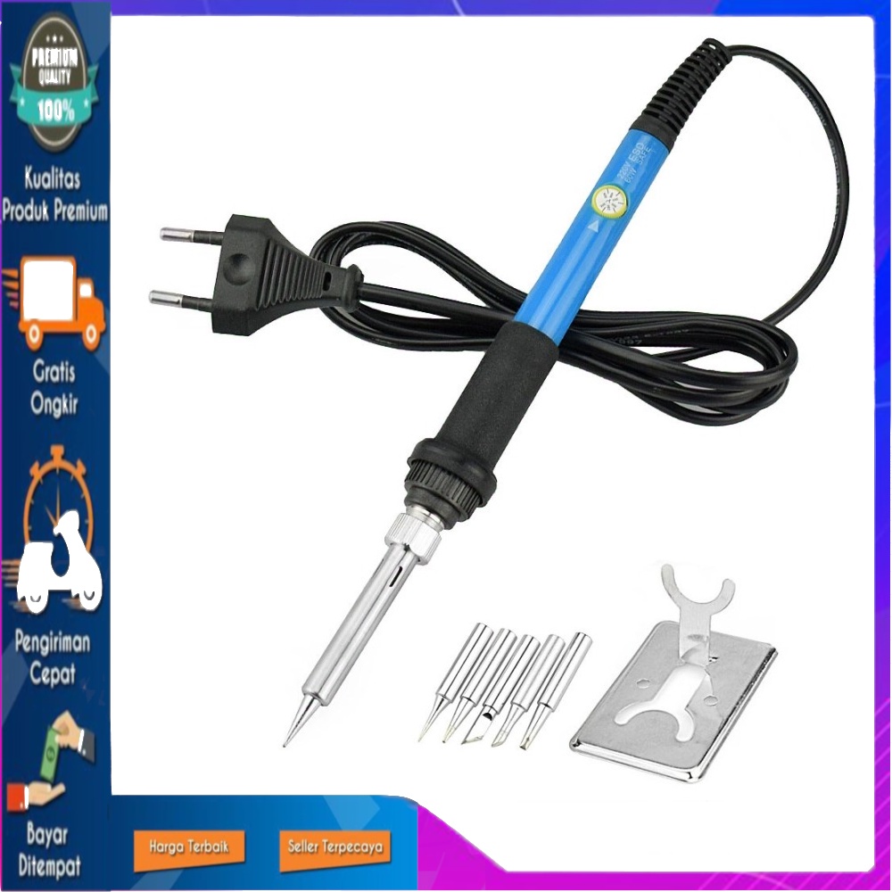 Jual Solder Listrik 60 Watt Iron Tools Alat Pemanas Timah | Shopee Indonesia