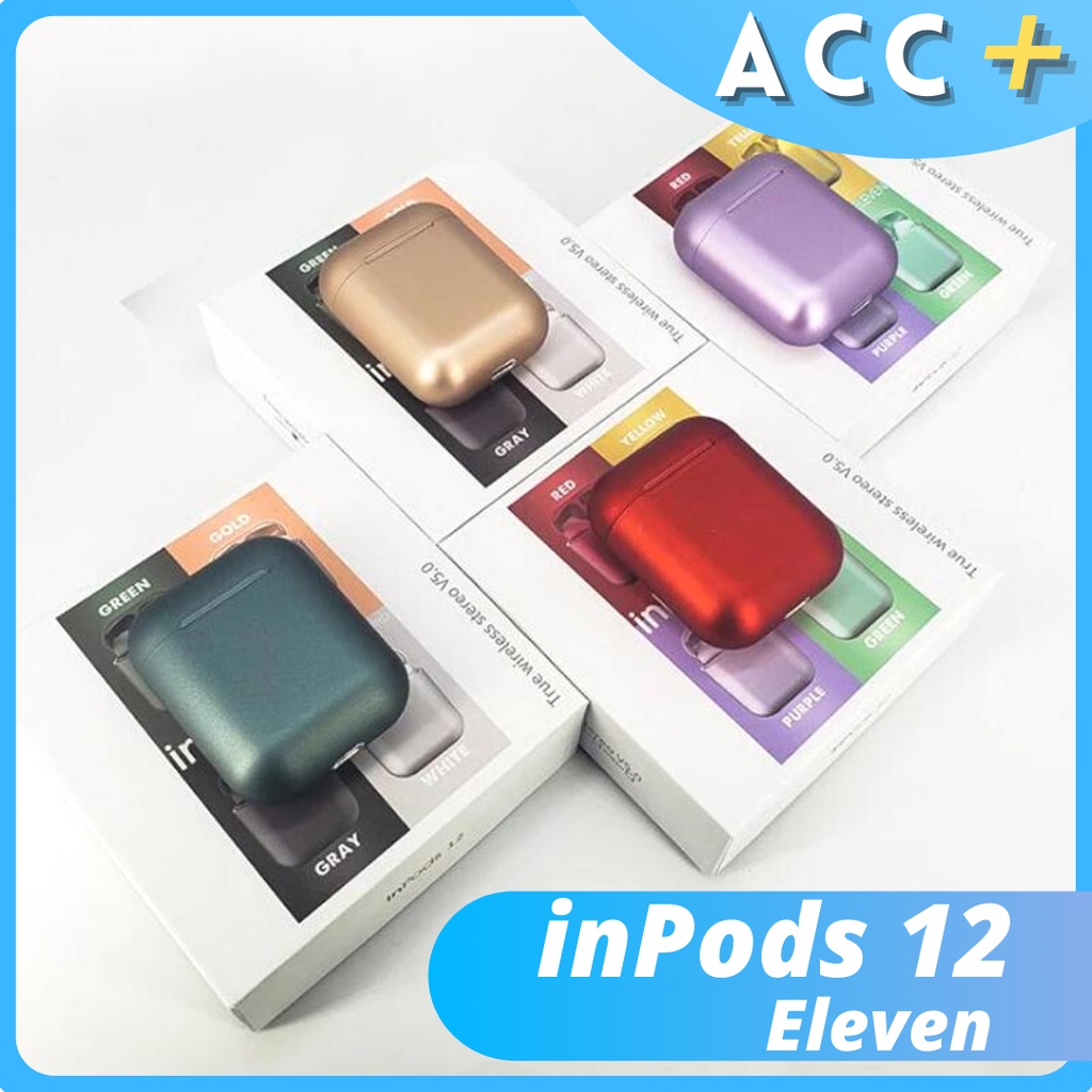 Jual Inpods 12 Eleven Metallic Earphone Headset Bluetooth Wireless ...