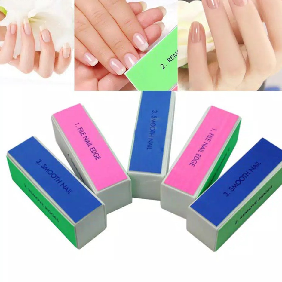 Jual Nail Buffer Block Buffer Kuku / Sanding Block 4 Sisi Portabel ...