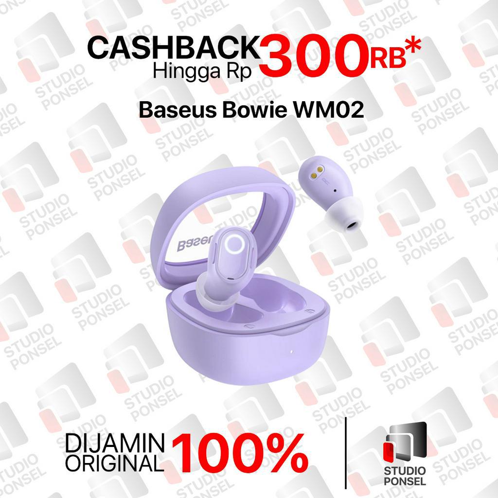 Jual Baseus Bowie WM02 True Wireless Earphones Headset Headphones Resmi ...