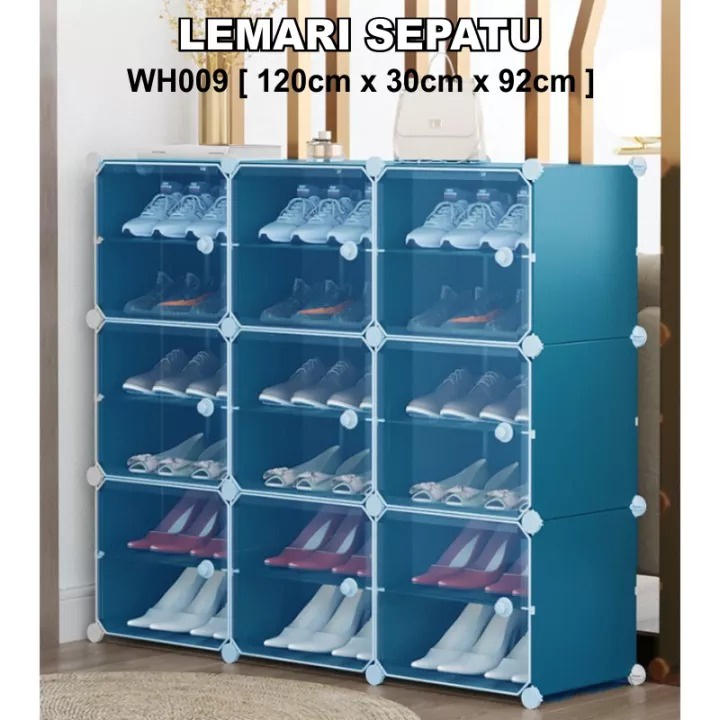 Jual Laris_Unik Rak Sepatu Anti Debu Tebal Shoe Rack Portable Serbaguna ...