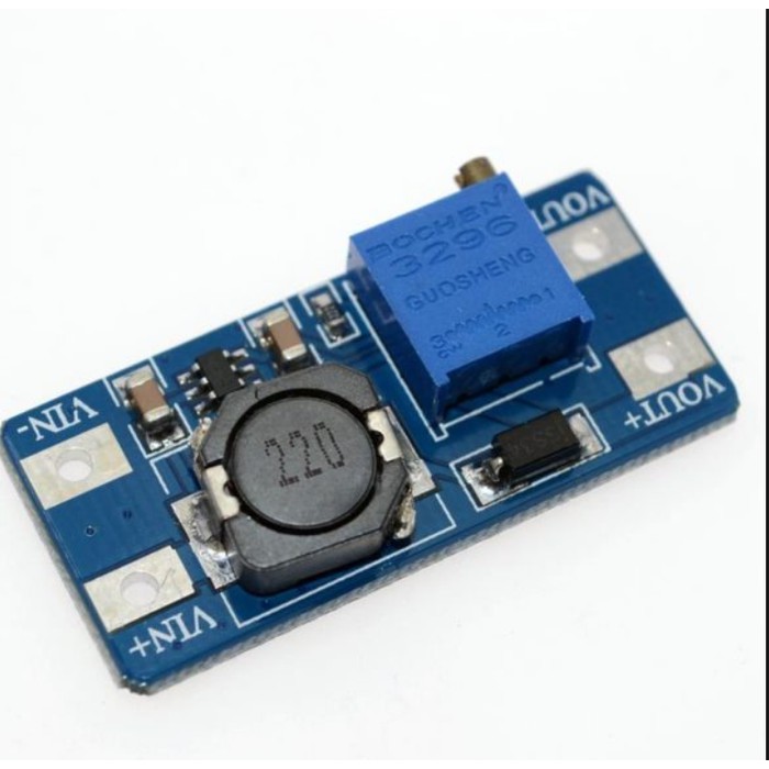 Jual MT3608 DC-DC 2A Step Up Boost Converter Module Mini Power Booster | Shopee Indonesia
