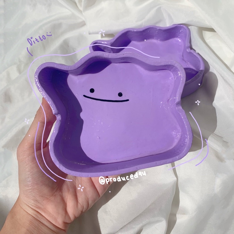Jual ASBAK DITTO POKEMON // Ditto Ashtray, asbak pokemon clay | Shopee ...