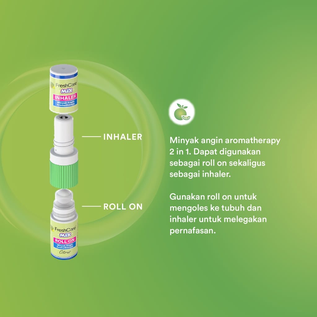 Jual FRESH CARE Plossa Minyak Angin Aromatheraphy freshcare Roll On ...