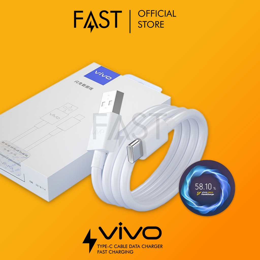 Jual Kabel Data VIVO Original Fast Charging Type-C & Micro USB Charger ...