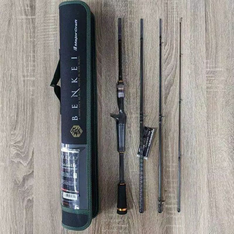 Jual Joran Majorcraft Benkei | Travel Rod | Baitcasting | Sambung 4 | Shopee Indonesia