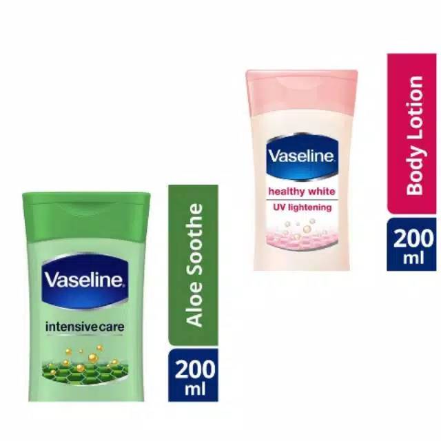 Jual Vaseline handbody aloe soote & healty white | Shopee Indonesia
