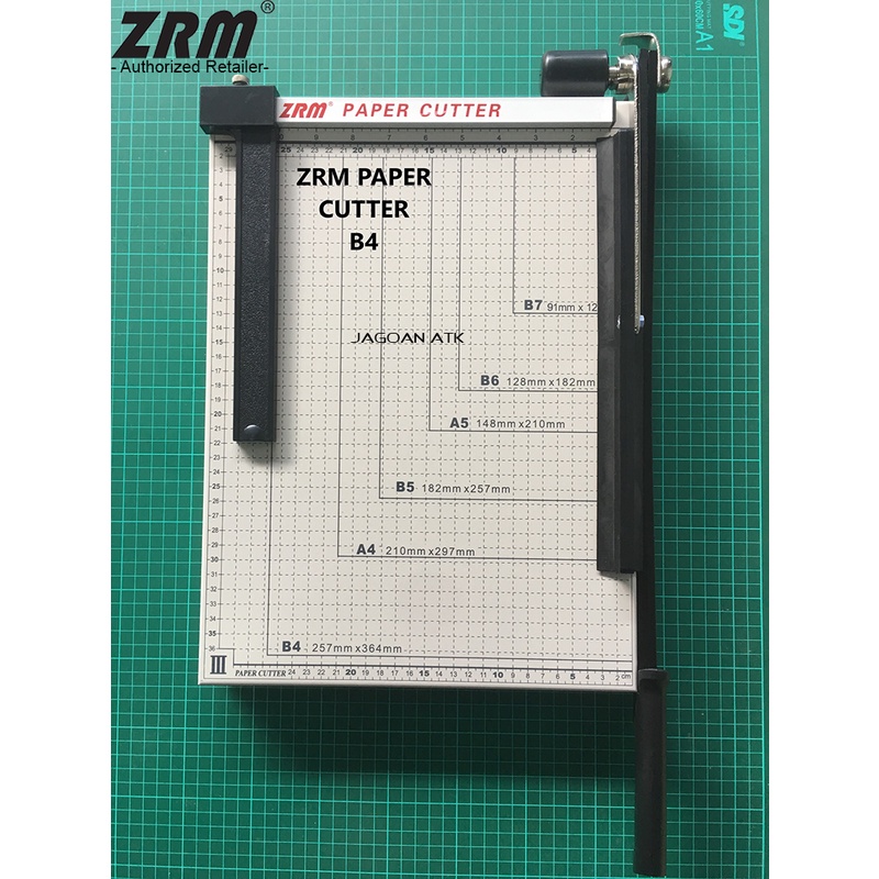 Jual Paper Cutter Full Besi Ukuran B4 / 15"X12" ZRM B4 | Shopee Indonesia