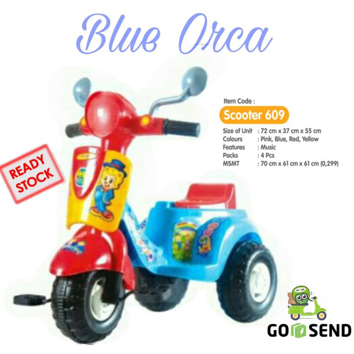 Jual Murah Meriah Kak Mainan Dinosaurus M49G9 Scooter Shp 609 Mainan ...