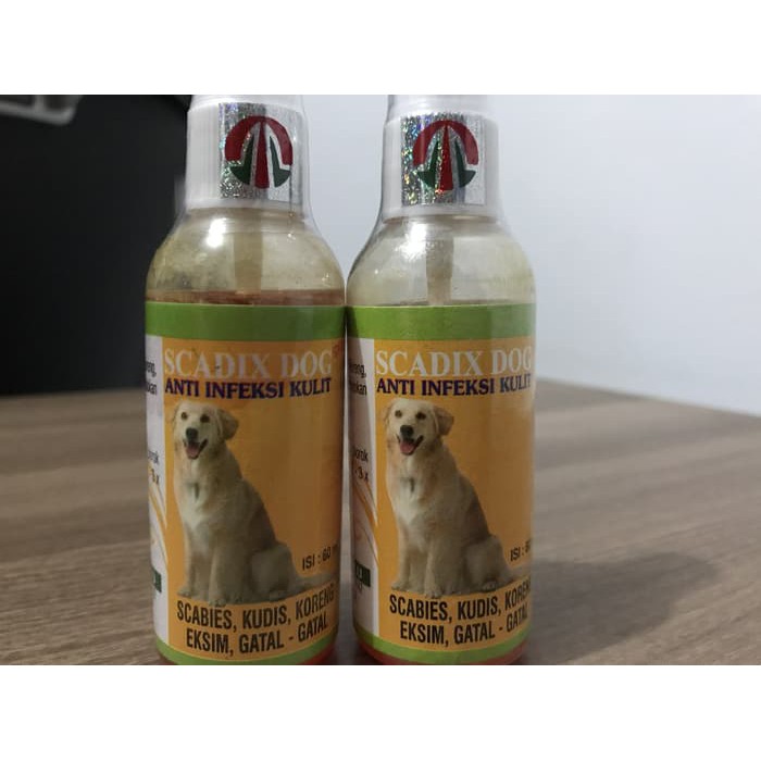 Jual Unik Obat Semprot Infeksi Kulit Anjing SCADIX Jamur Gatal Demodex ...