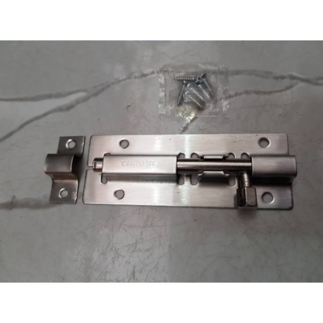 Jual Selot / grendel pintu 4in stainless 10cm | Shopee Indonesia