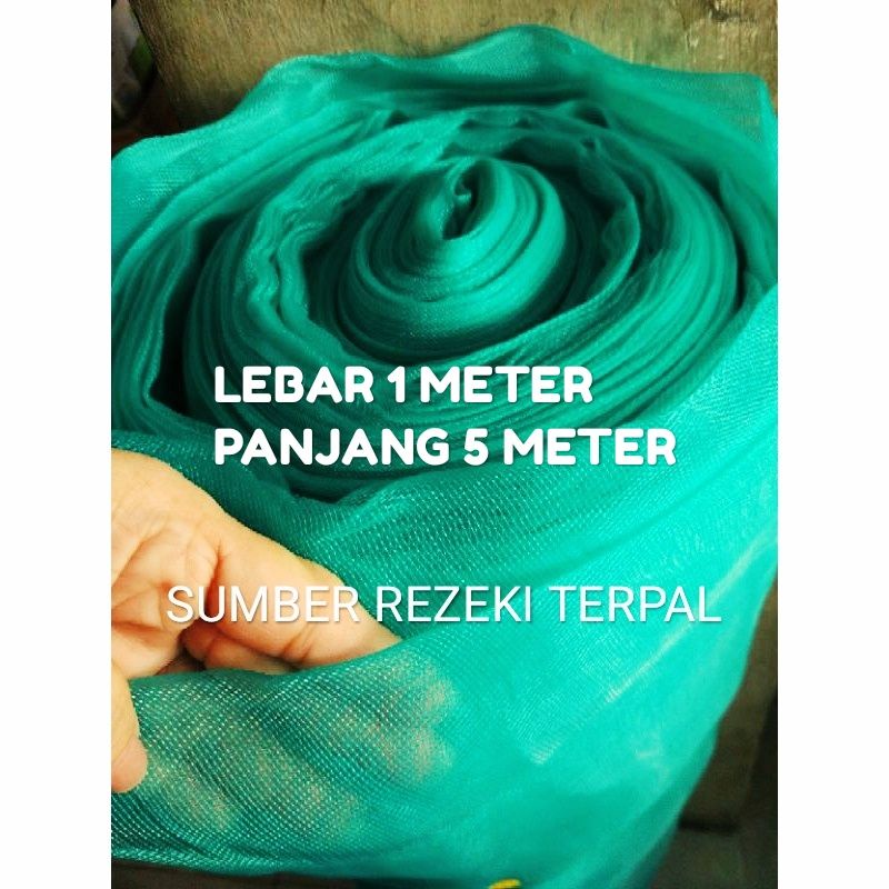 Jual Kasa hijau 1x5 meter / insect screen net hijau / jaring BSF / jaring nyamuk / jaring ...