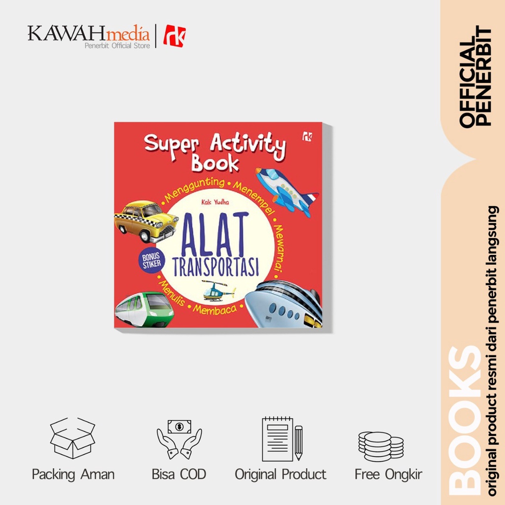 Jual Buku Anak - Super Activity Book : Alat Transportasi - Ruang Kata ...